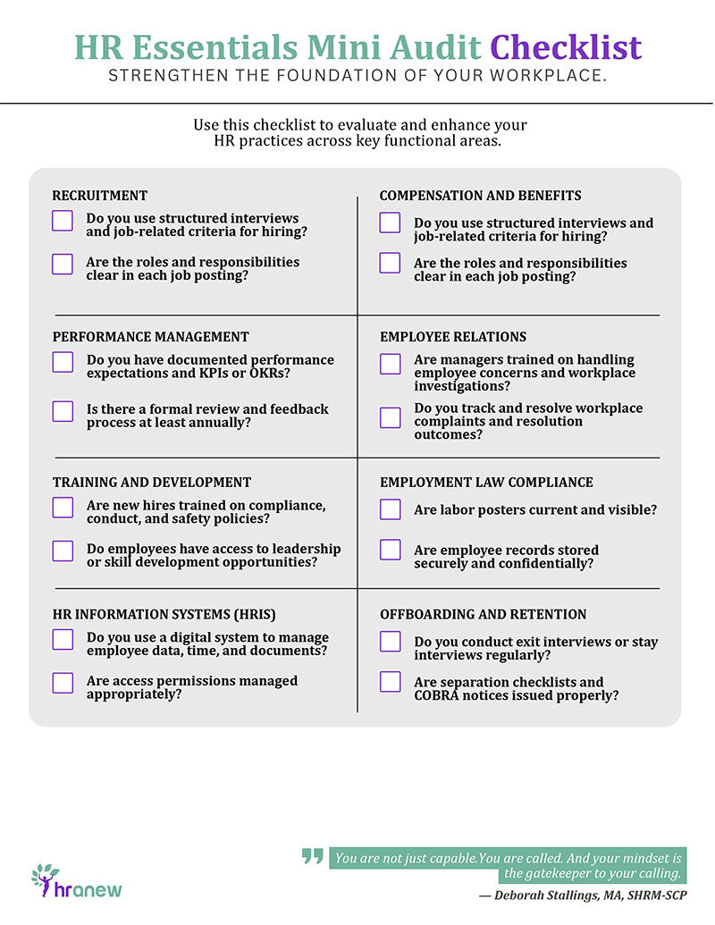 Freebie Download - HR Anew